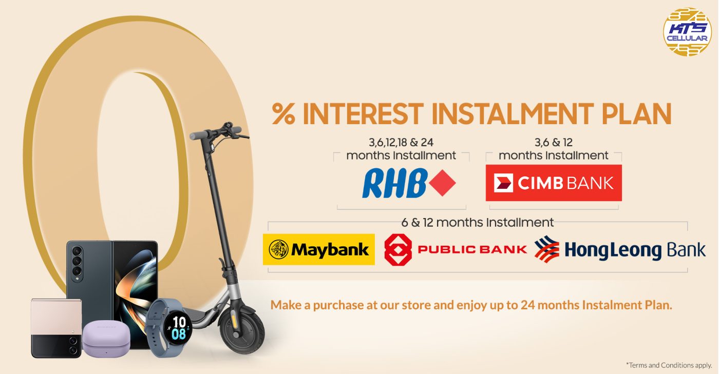Mobile Phone Credit Card Instalments Plan - KTS Malaysia