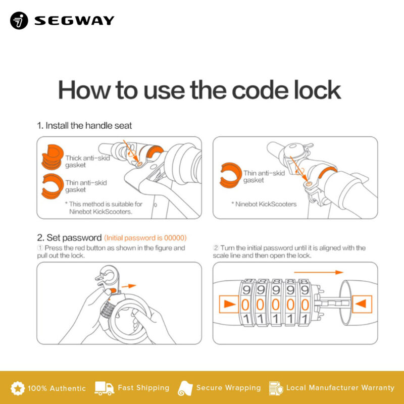 Segway Kickscooter Password Lock - KTS