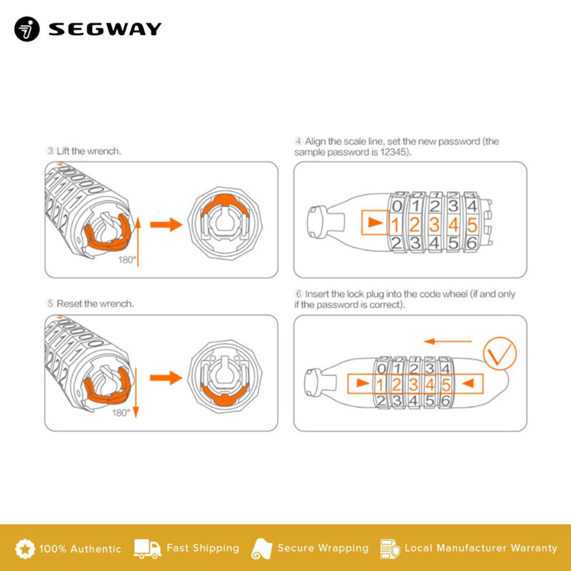 Segway Kickscooter Password Lock - KTS