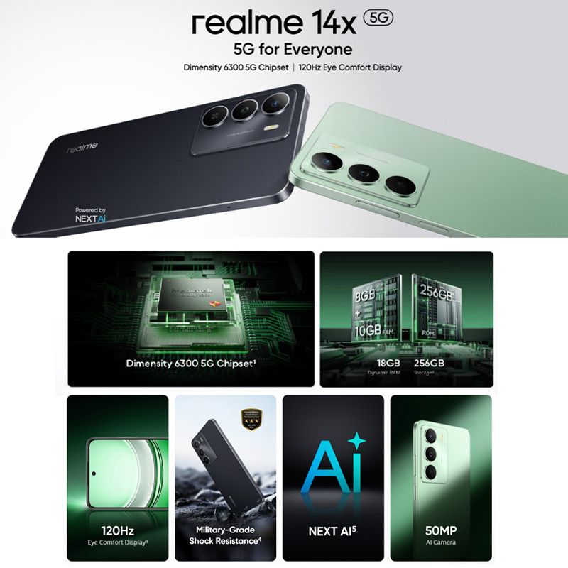 Realme 14X 5G Price In Malaysia & Specs (8GB+128/256GB)