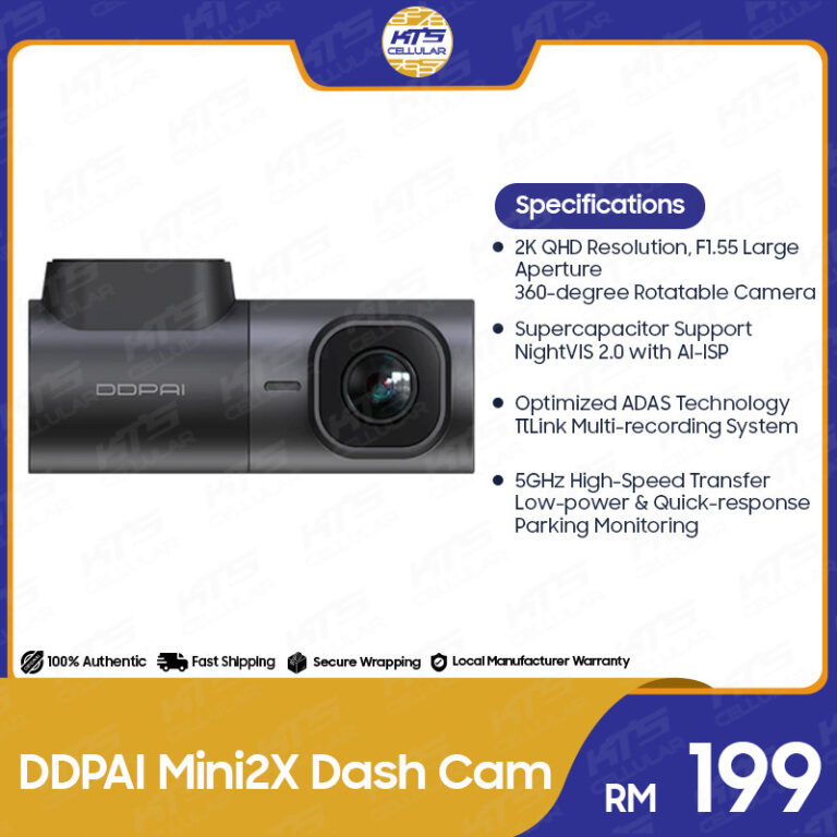 DDPAI Mini2X 2K 360° Superior Night Vision Dash Cam